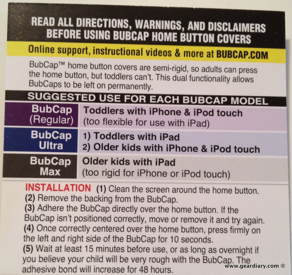 BubCaps by Paperclip Robot Keep Kids in the Right Place | GearDiary