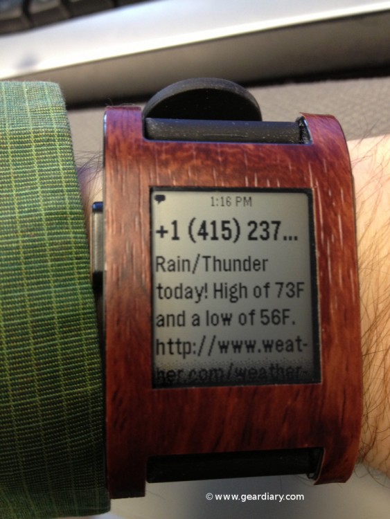 Pebble E-Paper Watch for iPhone and Android Review | Gear Diary