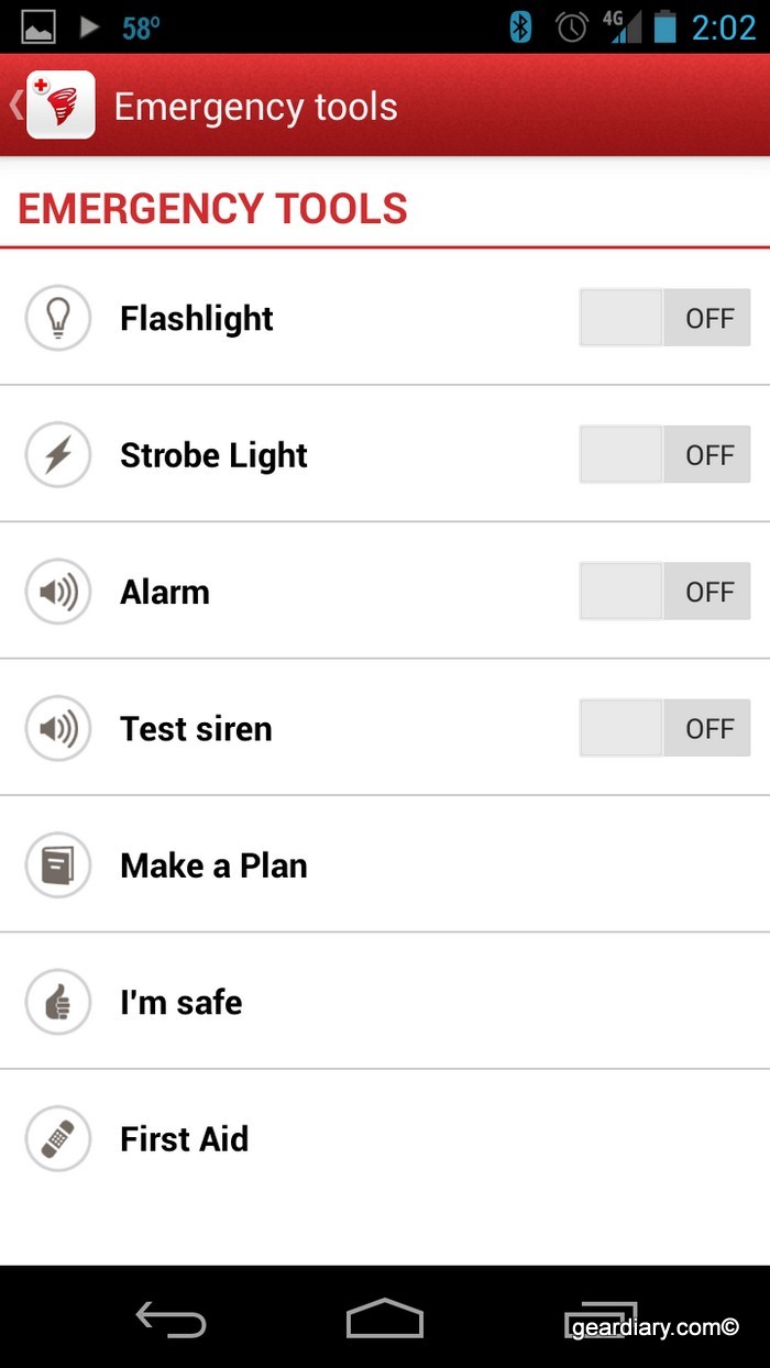 Tornado - an American Red Cross App for Android Review | Gear Diary