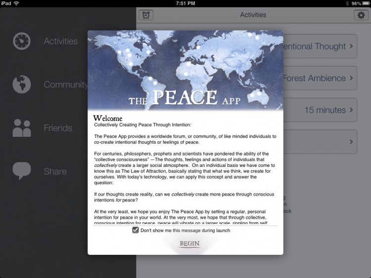The Peace App Brings Serenity to Your iOS Device | Gear Diary
