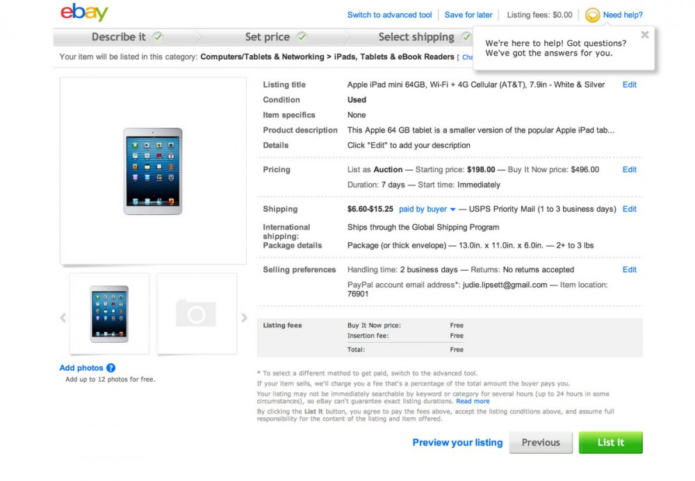 How To Sell Your "Old" Tablets Using eBay's New Simple Flow; It Just ...