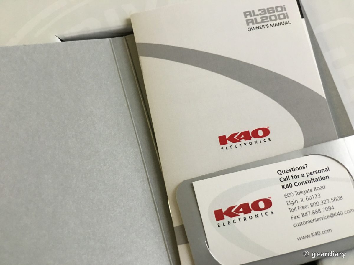 The K40 RL360i Custom Installed Radar Detector Review: When You Want ...