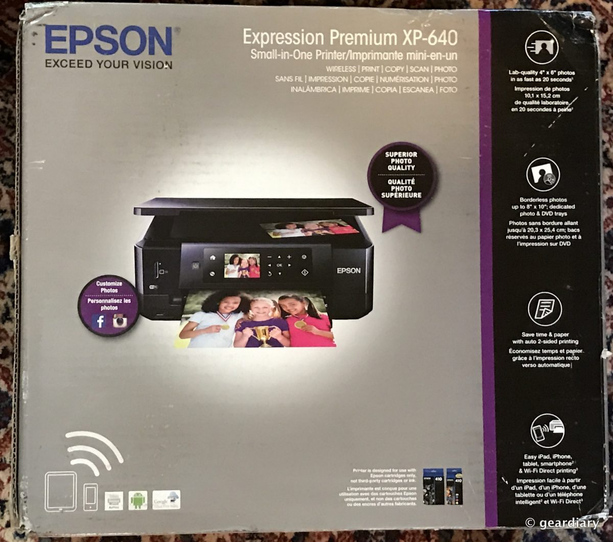 The Epson Expression Premium XP-640 Small-in-One Printer Review | Gear ...