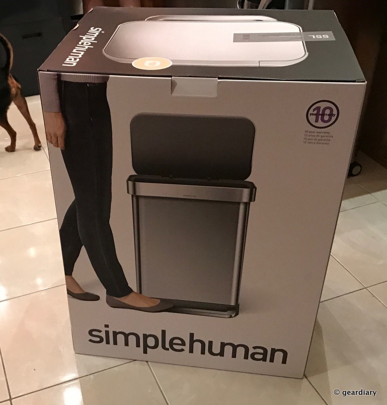 Simplehuman Trash Can Won't Waste Your Trash Bag Space | Gear Diary