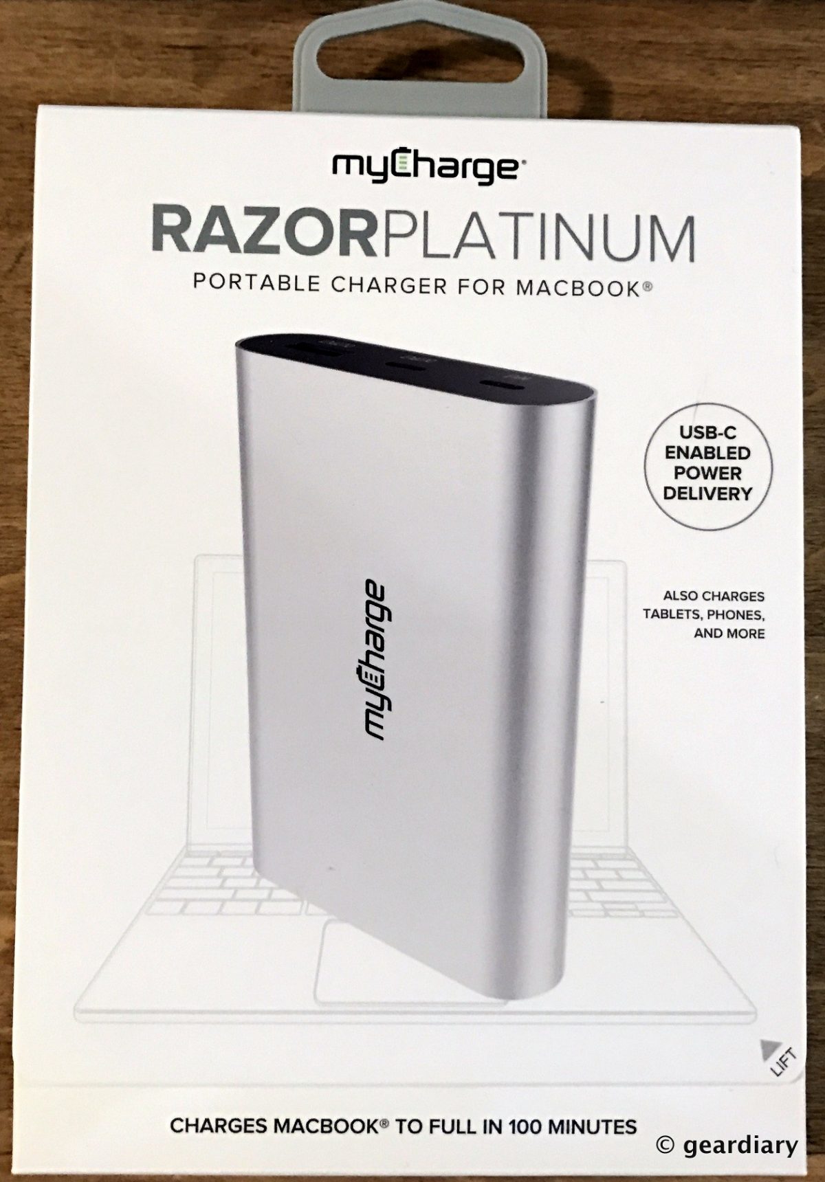 MyCharge RazorPlatinum Portable Charger for MacBook Review | Gear Diary