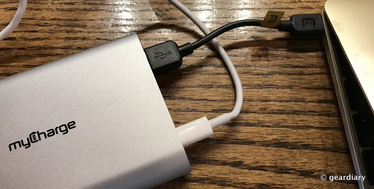 MyCharge RazorPlatinum Portable Charger for MacBook Review | GearDiary