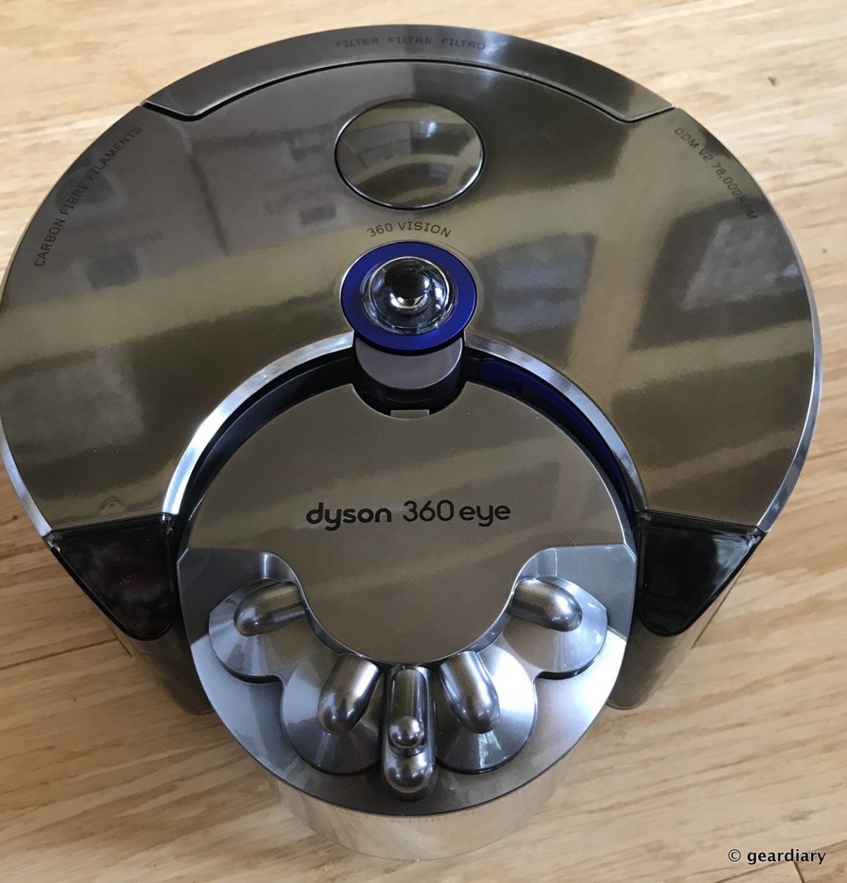 UPDATED: Dyson 360 Eye Robotic Vacuum Review: Set It Up and Watch It ...