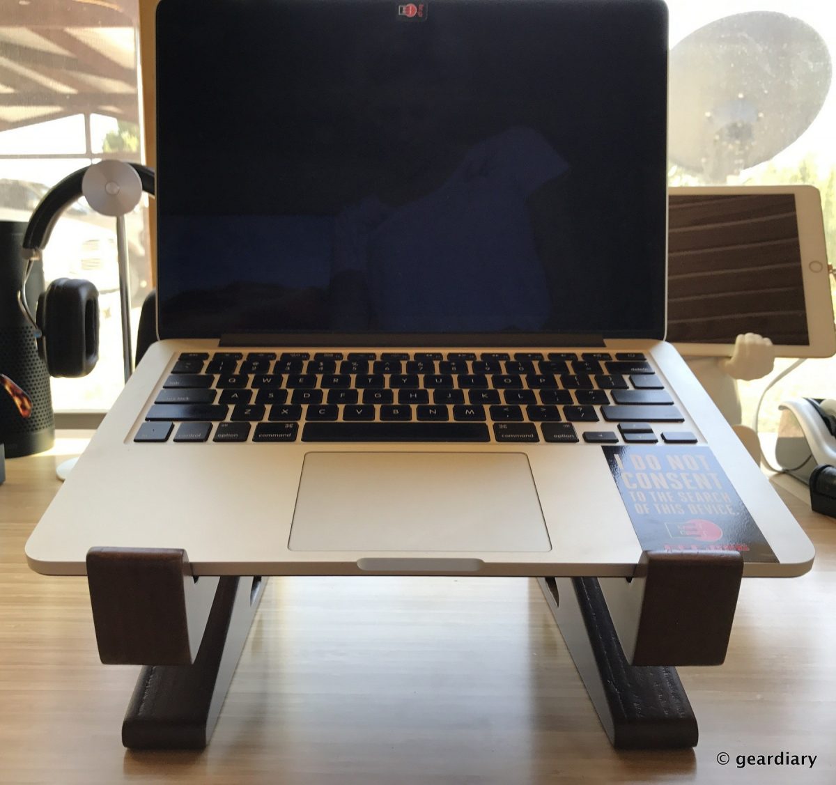 Galen Leather Walnut Wood MacBook Stand Review: Elegant, Ergonomic, and ...