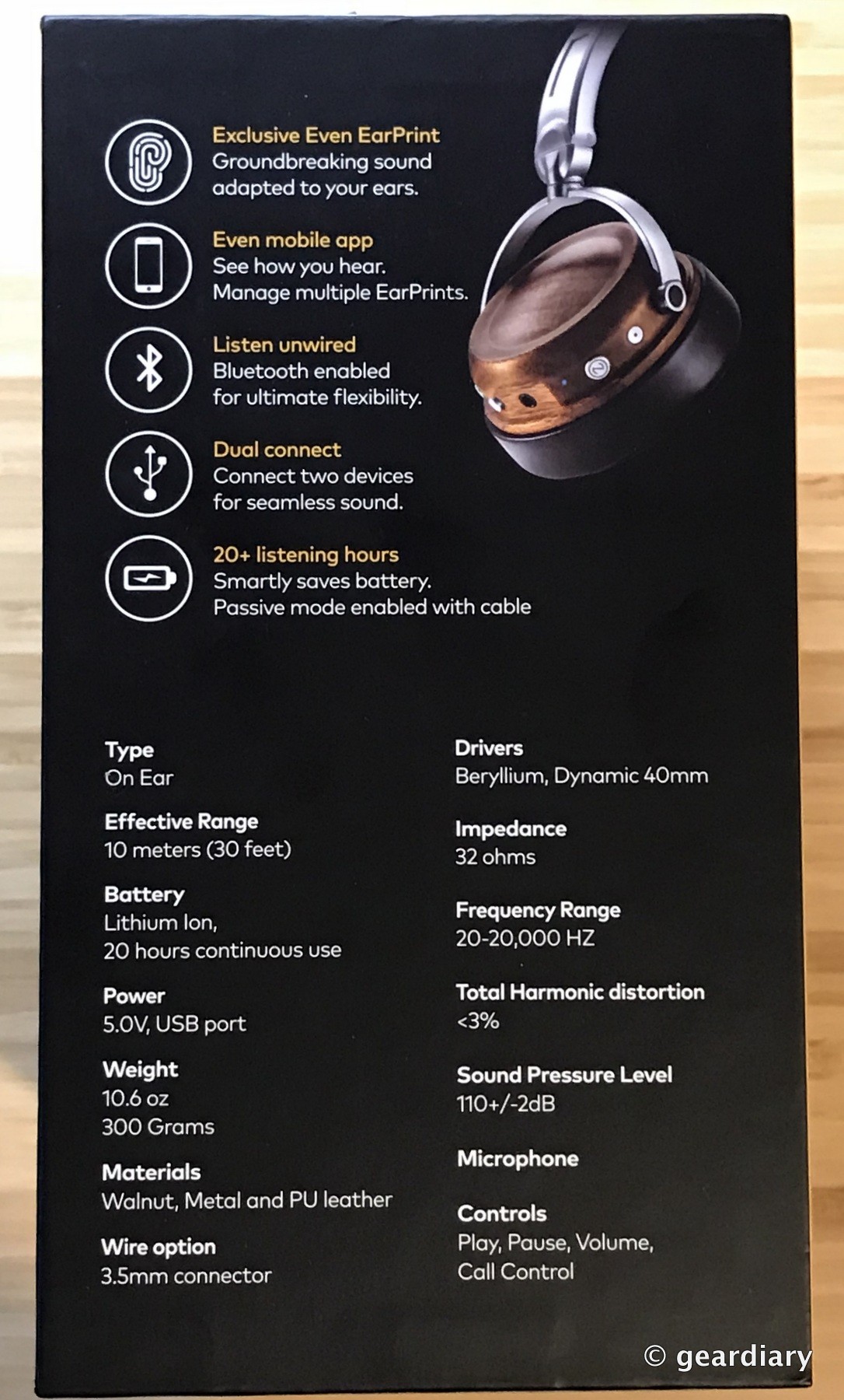 EVEN H2 Wireless Headphones: EarPrint Sound Personalization FTW! | Gear ...