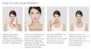 FOREO ESPADA Blue Light Acne Treatment Device Review | Gear Diary