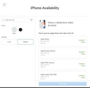 iPhone X Widely Available for Apple In-Store Pickup | Gear Diary