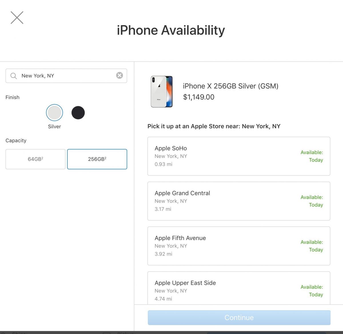 iPhone X Widely Available for Apple In-Store Pickup | Gear Diary