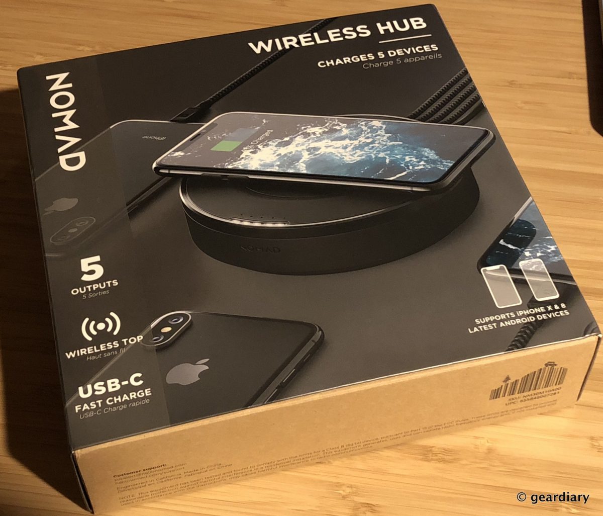 Nomad Wireless Hub Review: Organized Power with Wireless Charging ...