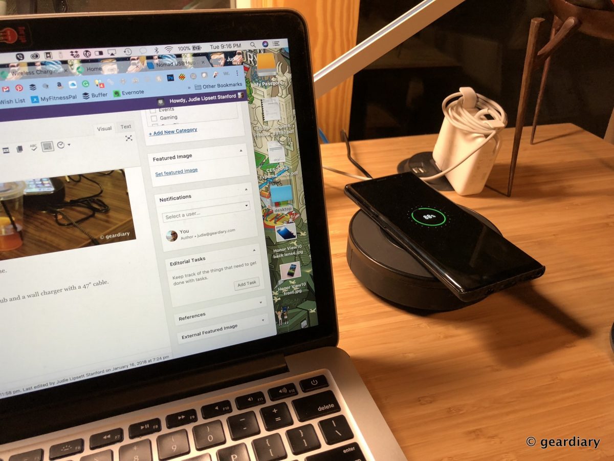 Nomad Wireless Hub Review: Organized Power with Wireless Charging ...