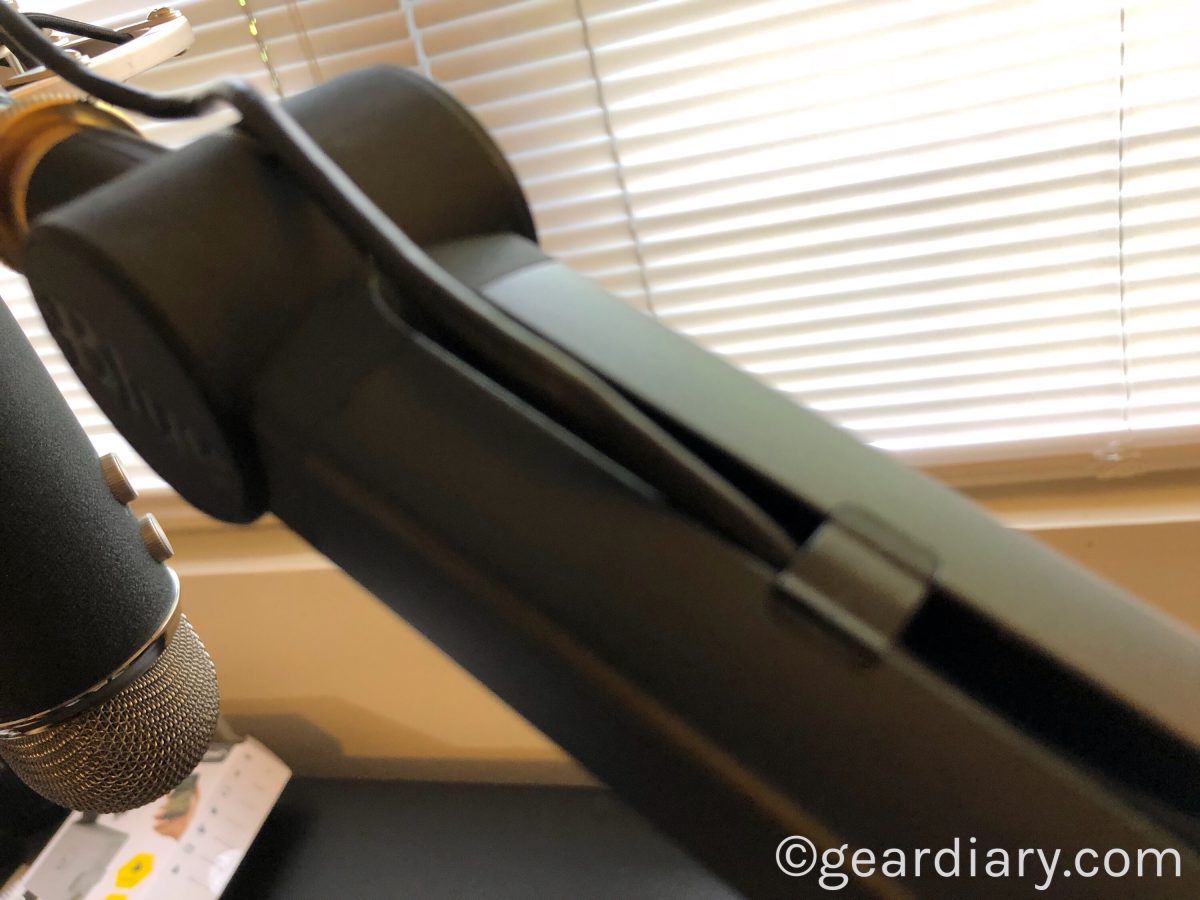 Blue Designs Compass Boom Arm Takes Podcasts to New Heights | Gear Diary