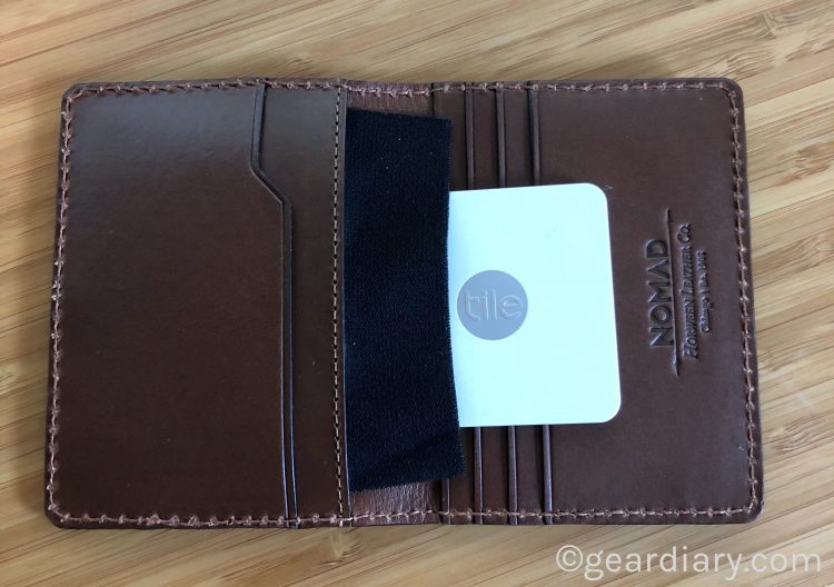 Nomad Slim Wallet with Tile Tracking Keeps Your Stuff, Won't Get Lost ...