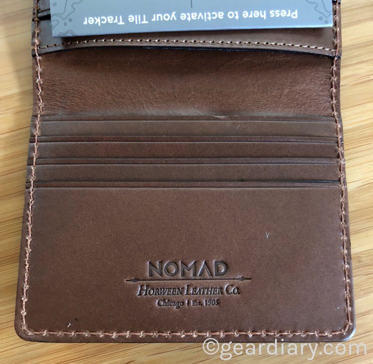 Nomad Slim Wallet with Tile Tracking Keeps Your Stuff, Won't Get Lost ...