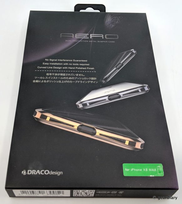 The DRACOdesign AERO Dual Protection Metal Bumper Case for iPhone XS Max Review