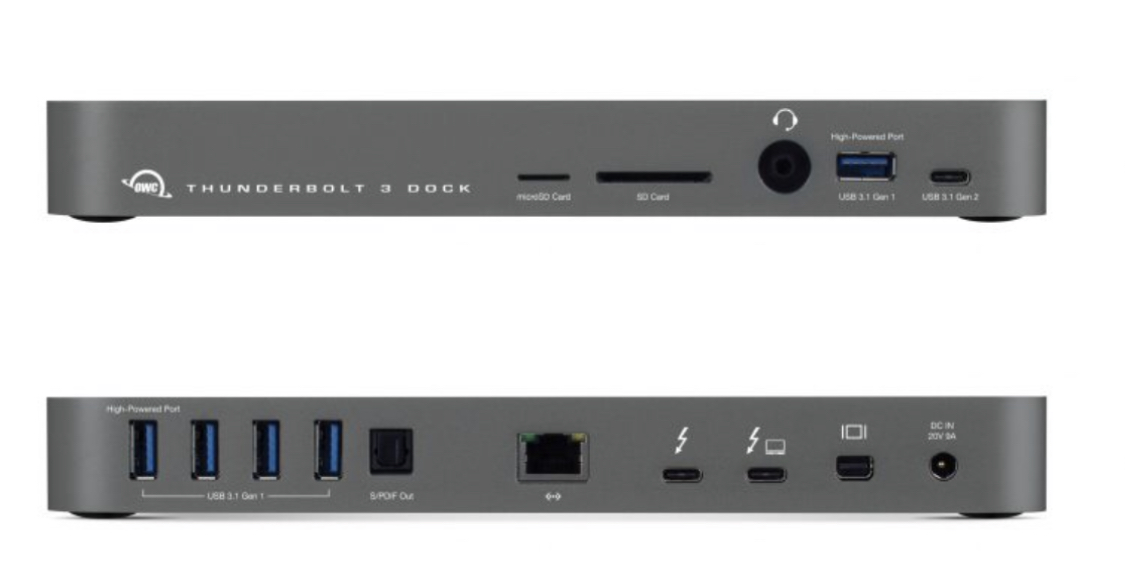 Your Laptop Is Your Desktop with the OWC 14 Port Thunderbolt 3 Dock ...