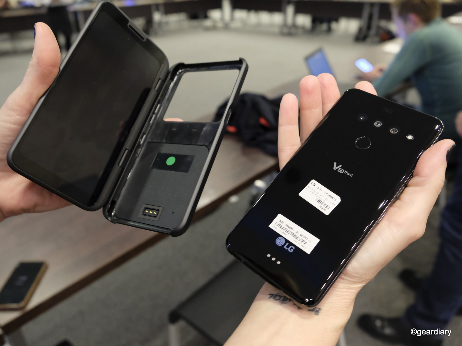 LG V50 ThinQ Shines on Its Own, but the Dual Screen Case Makes It ...