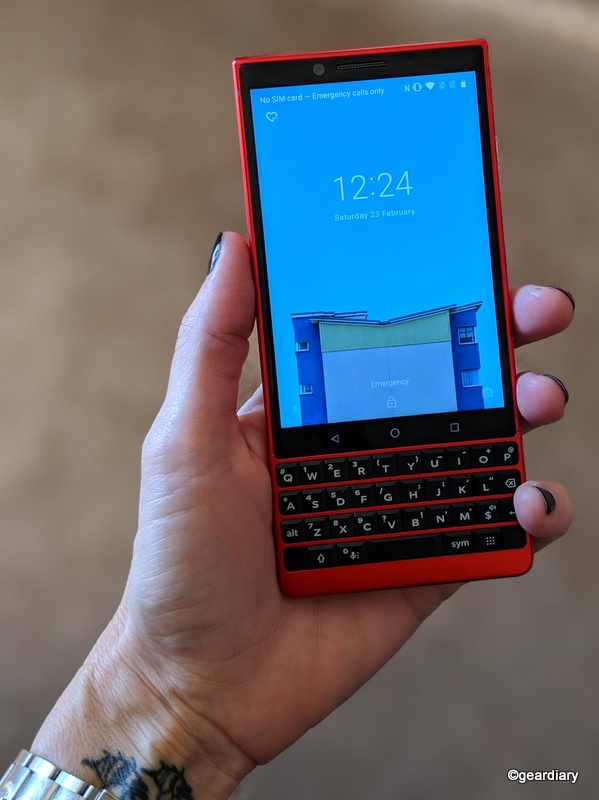 The BlackBerry KEY2 Red Edition Looks Sporty