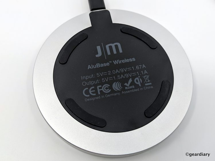 Just Mobile AluBase Wireless: 10W of Attractive, Case Friendly, High ...