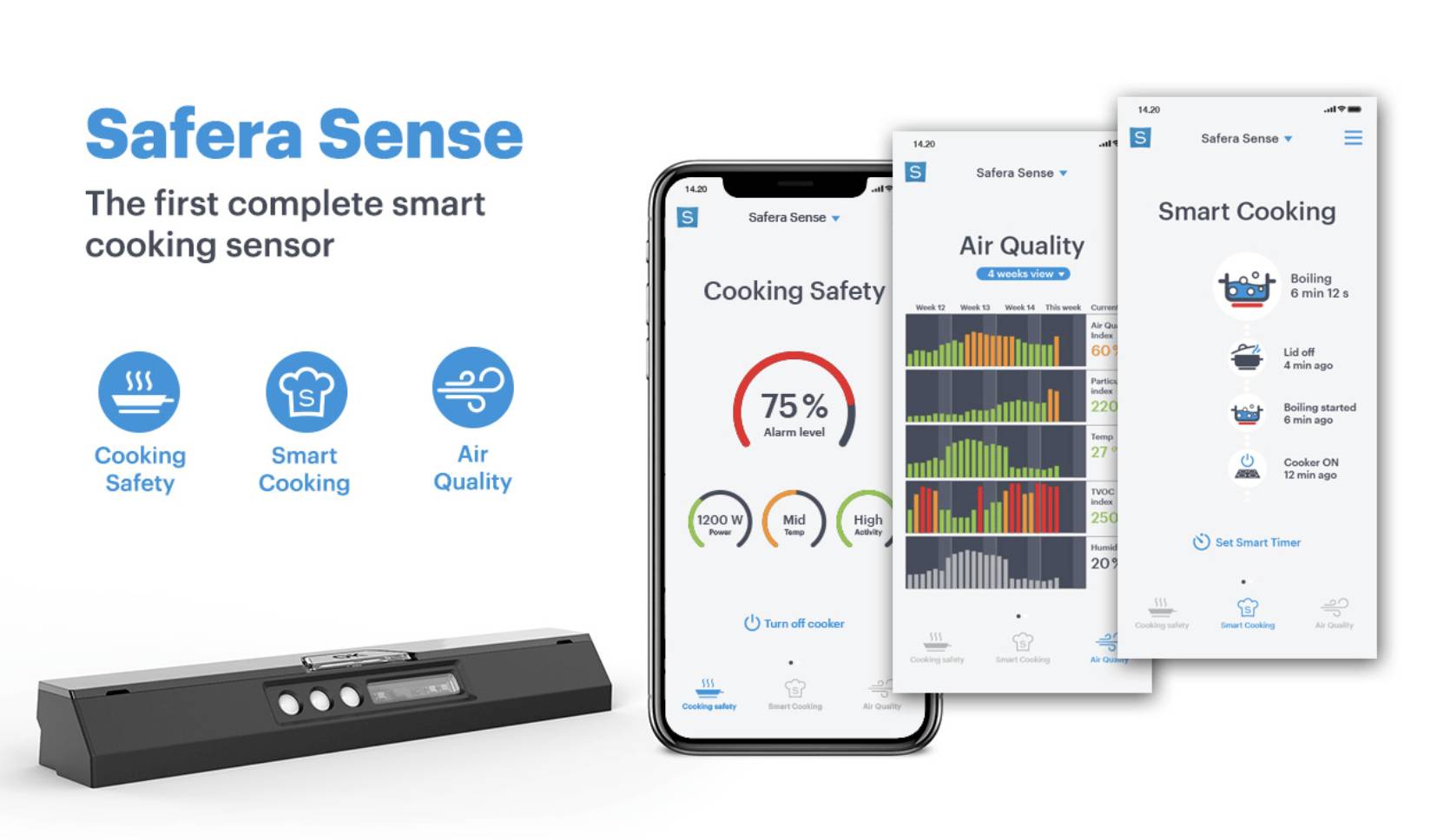 Safera Sense Smart Cooking Sensor Can Help Distracted Cooks | Gear Diary