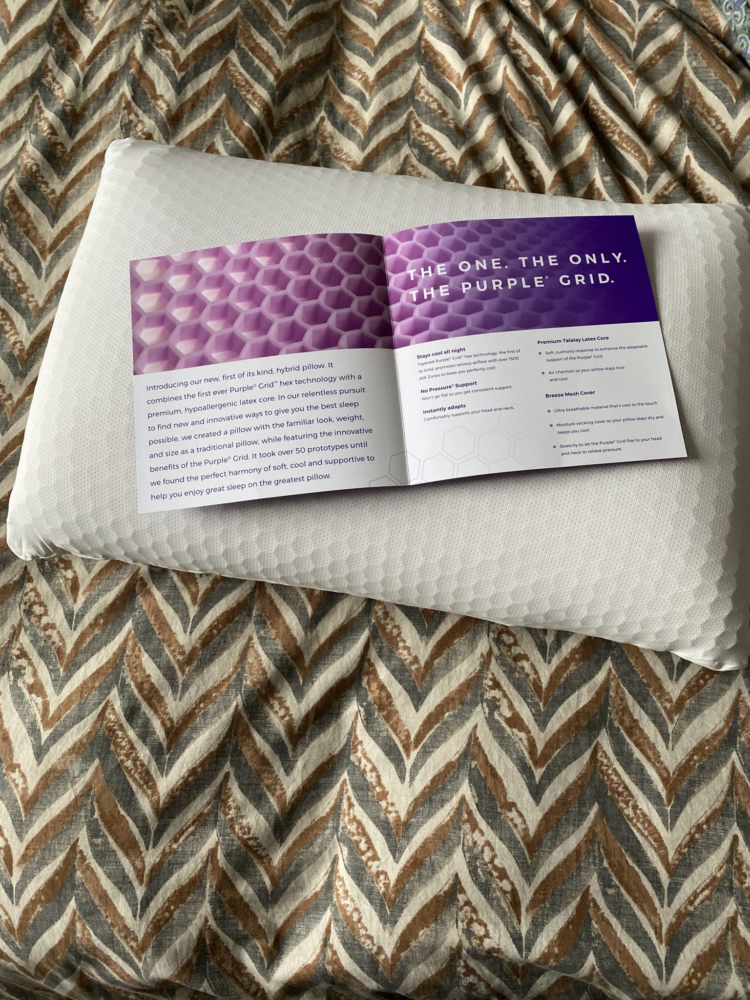 The Purple Harmony Pillow Review: No Pressure Support Comes with a Bit ...