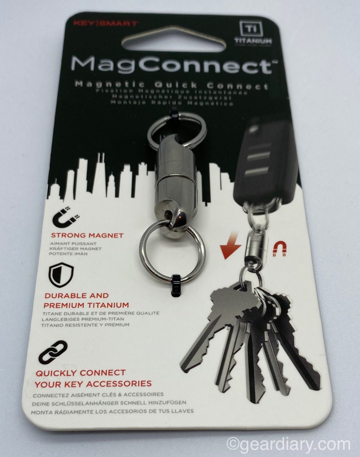 Keysmart Magconnect Magnetic Keychain - Titanium Quick Release ...