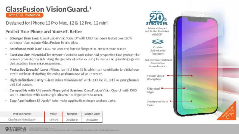 InvisibleShield GlassFusion Screen Protectors Takes iPhone Screen ...