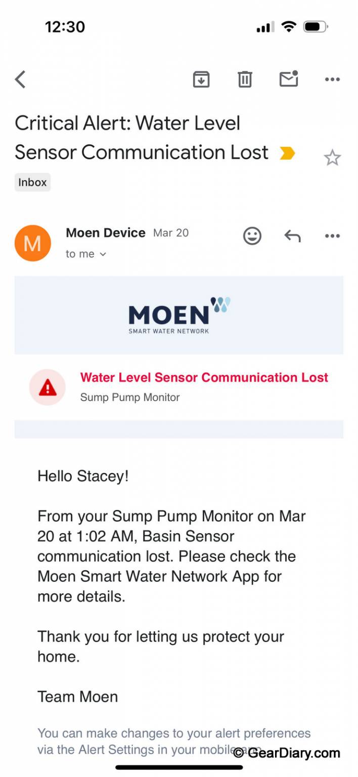 Flo by Moen Smart Sump Pump Monitor Review: Ensures a Good Night's ...