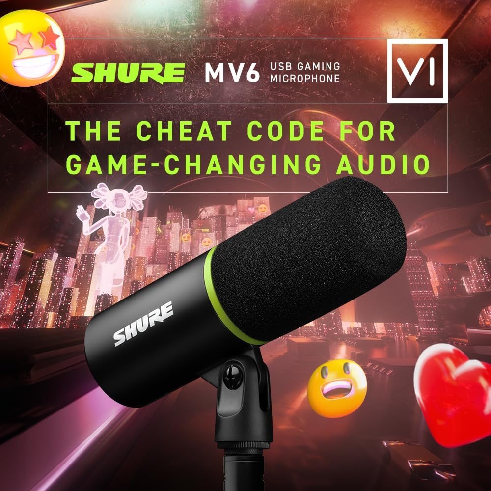 Shure MV6 USB Gaming Microphone Offers an Affordable Gaming Upgrade ...