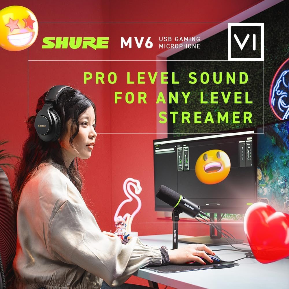Shure MV6 USB Gaming Microphone Offers an Affordable Gaming Upgrade ...