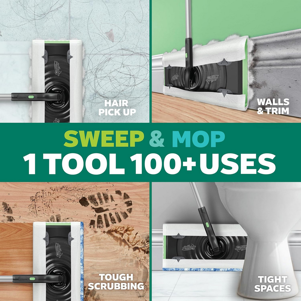 Swiffer Gets a Makeover: Meet the Sweep + Mop Deluxe That Shrinks ...