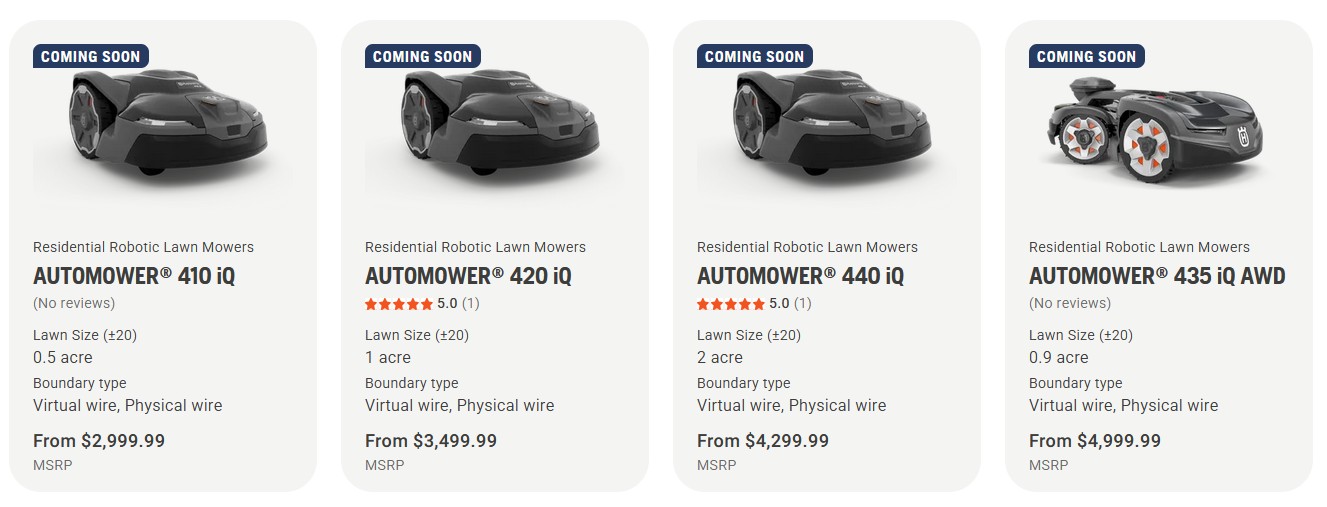 Husqvarna Automower iQ Series Debuts with Wire-Free EPOS Tech and ...