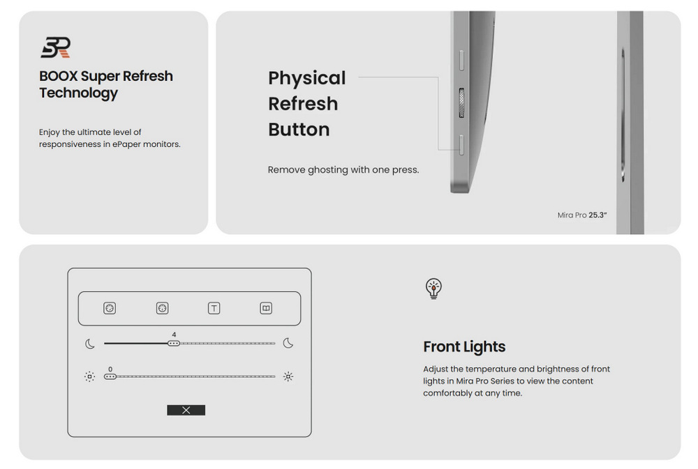 BOOX Mira Pro Color Version Is a 25.3" E Ink Monitor Delivering Eye ...